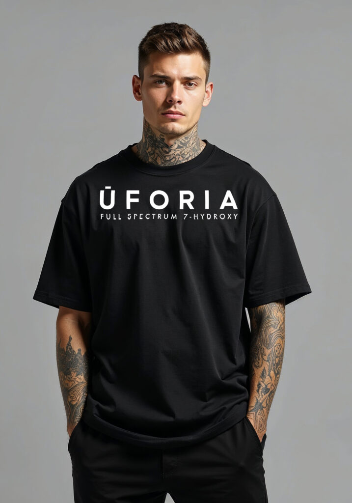 Uforia - Men's Black Tee - Uforia